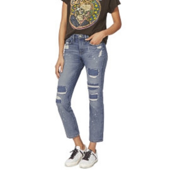 Frame Denim | Jeans | Frame Le Boy Distressed Jeans Sz 24 | Poshmark